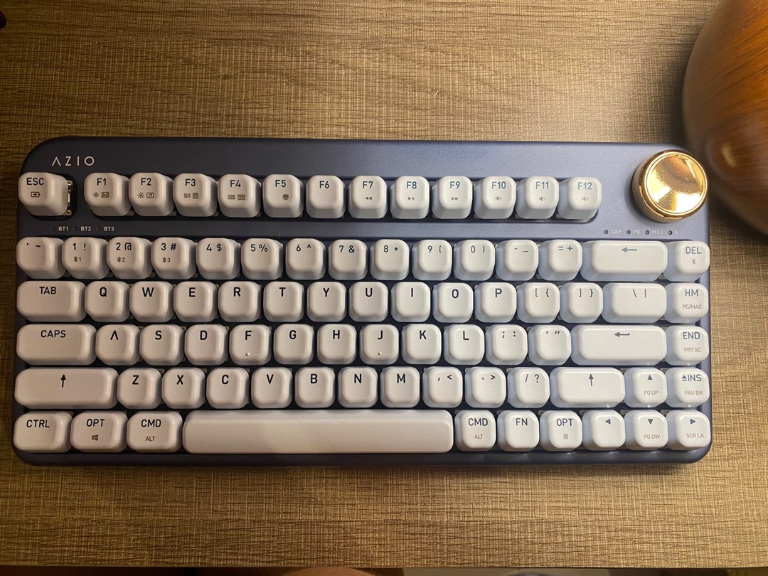 AZIO IZO KEYBOARD IZO Wireless Keyboard (Blue Switch), Computers & Tech ...
