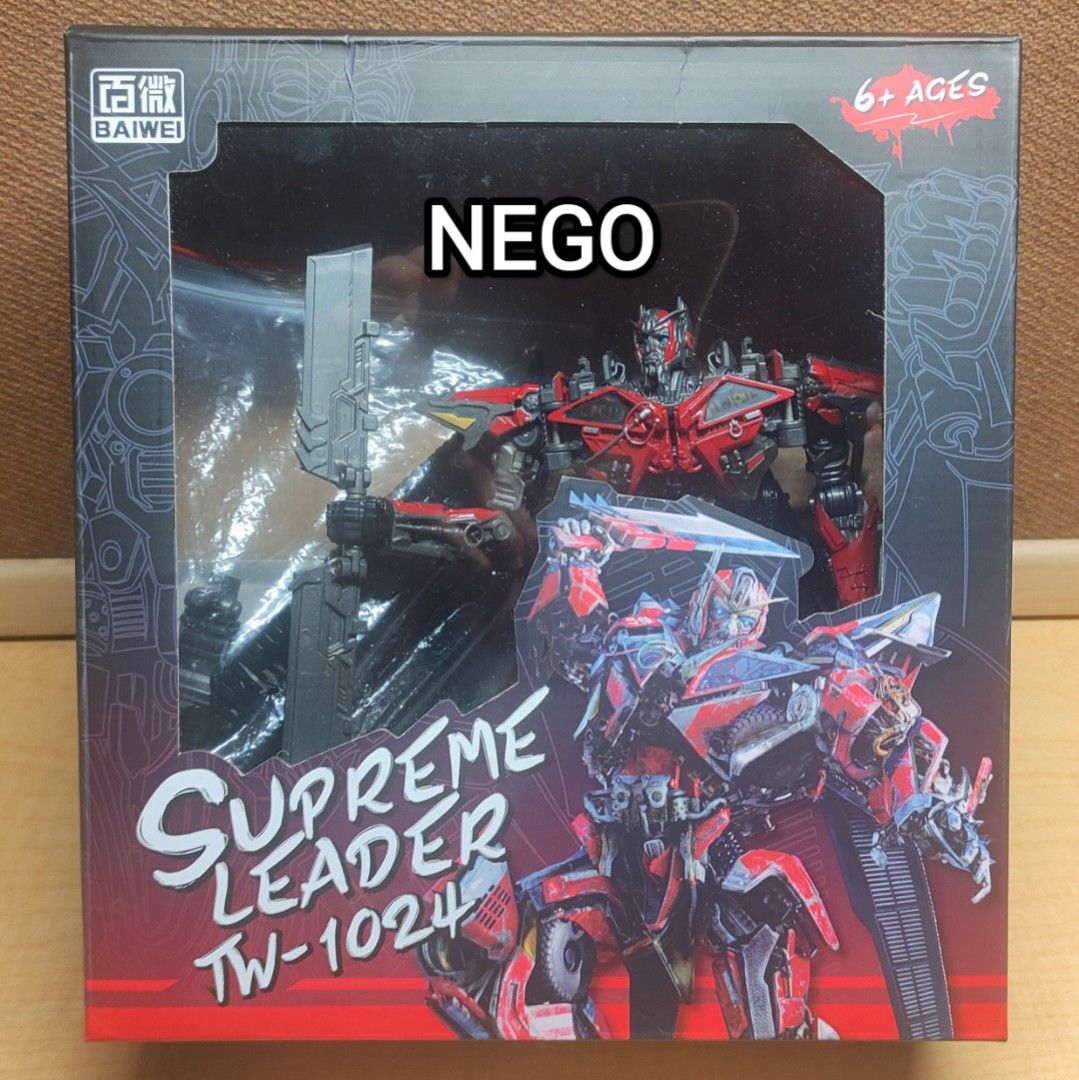 Baiwei Sentinel Prime or Supreme Leader TW-1024 (KO SS 51 Hasbro Studio ...