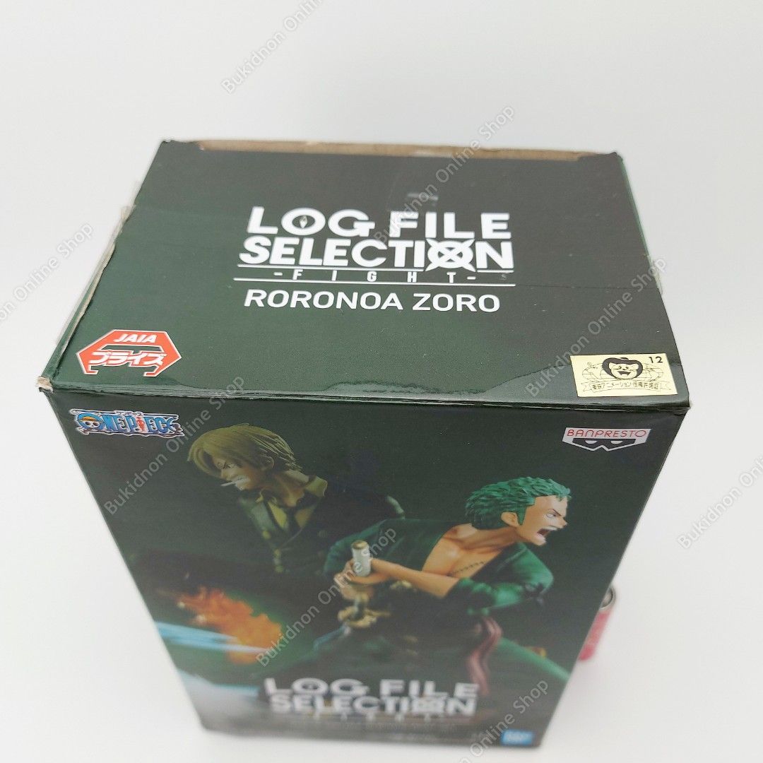 Banpresto Bandai One Piece Roronoa Zoro Log File Selection Fight Volume ...