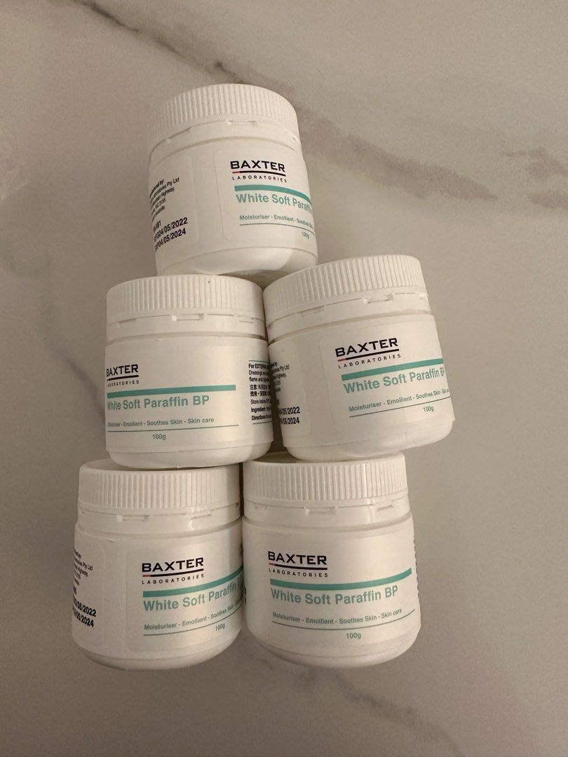 Baxter Laboratories White Soft Paraffin BP 100g, Beauty & Personal Care ...