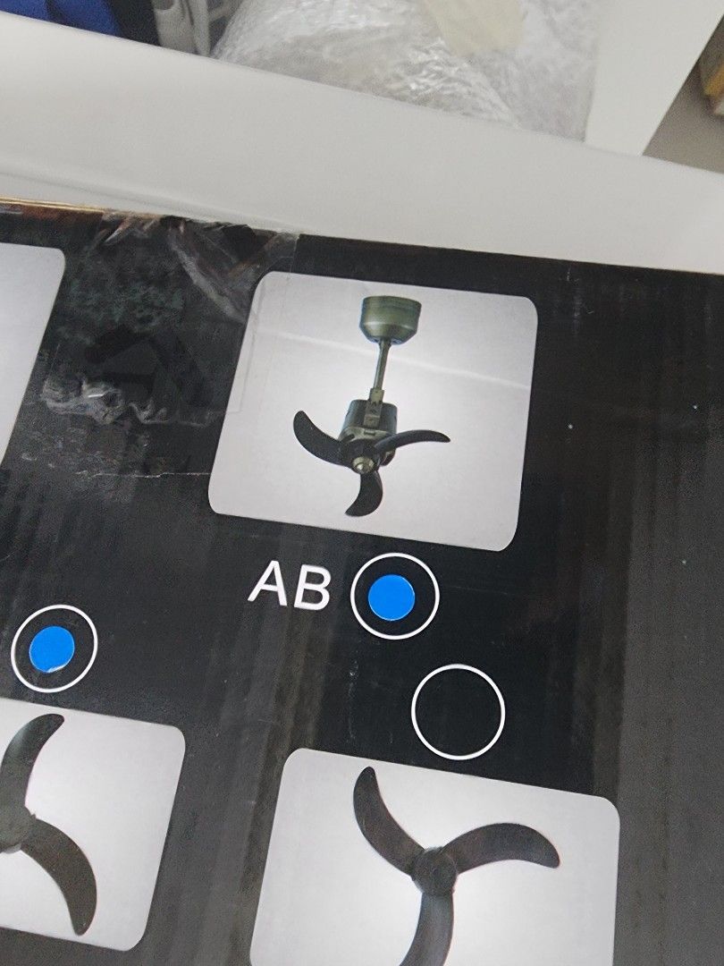 Bestar Dino 16" Designer Corner DC Ceiling Fan, Furniture & Home Living ...