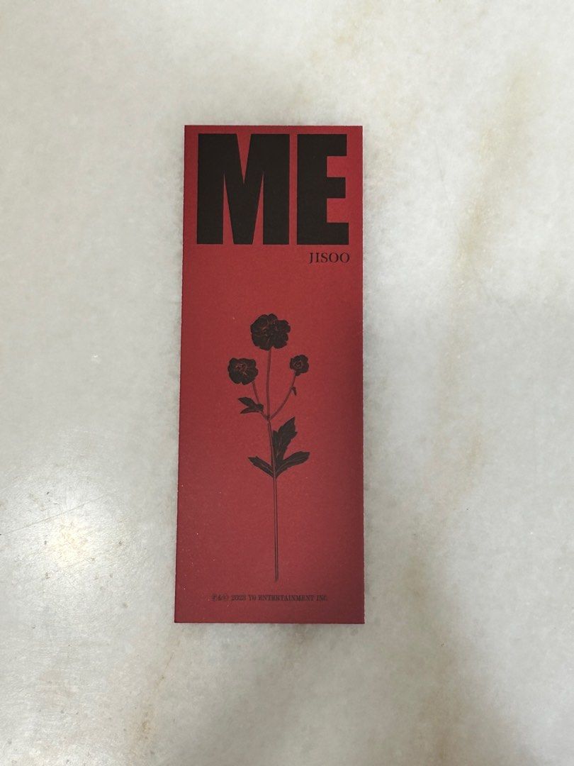 Blackpink jisoo solo album me official bookmark pc, Hobbies & Toys ...