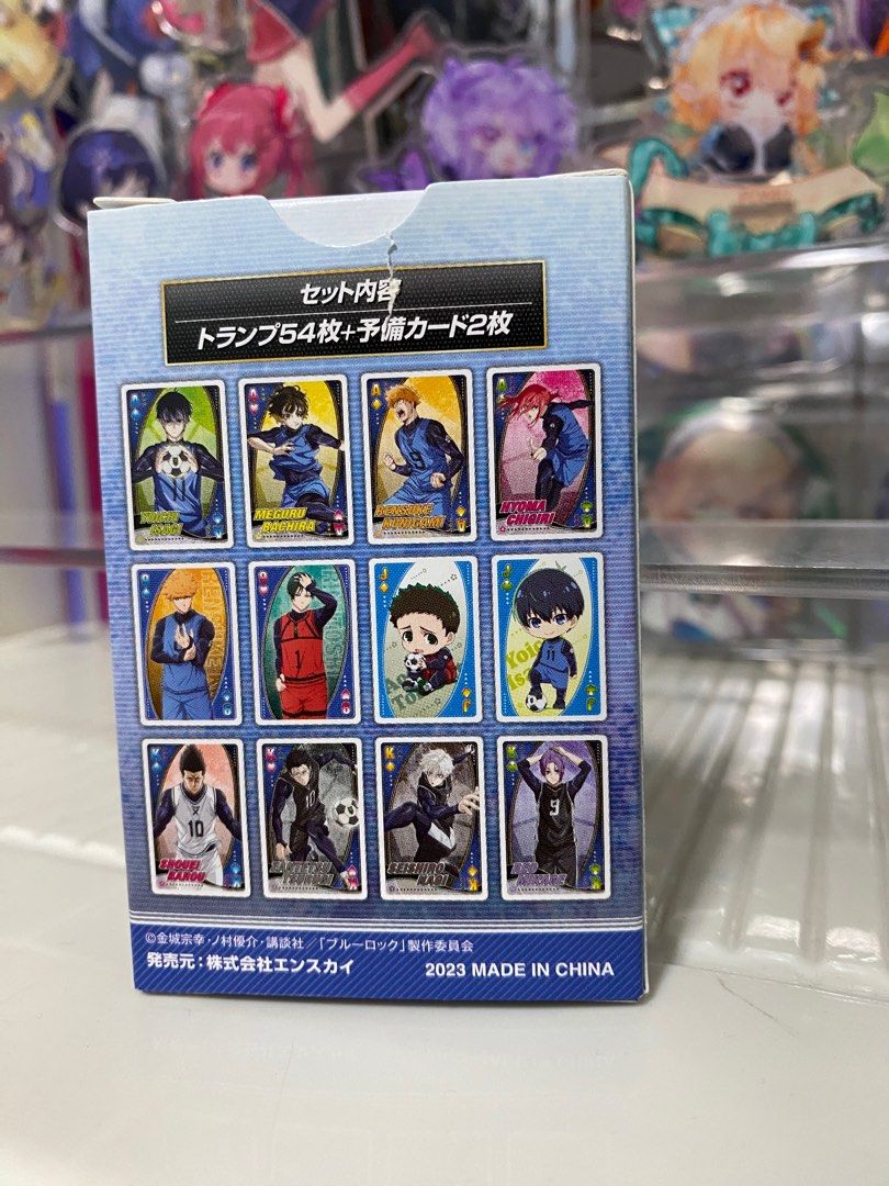 Bluelock poker cards, Hobbies & Toys, Memorabilia & Collectibles, Fan ...