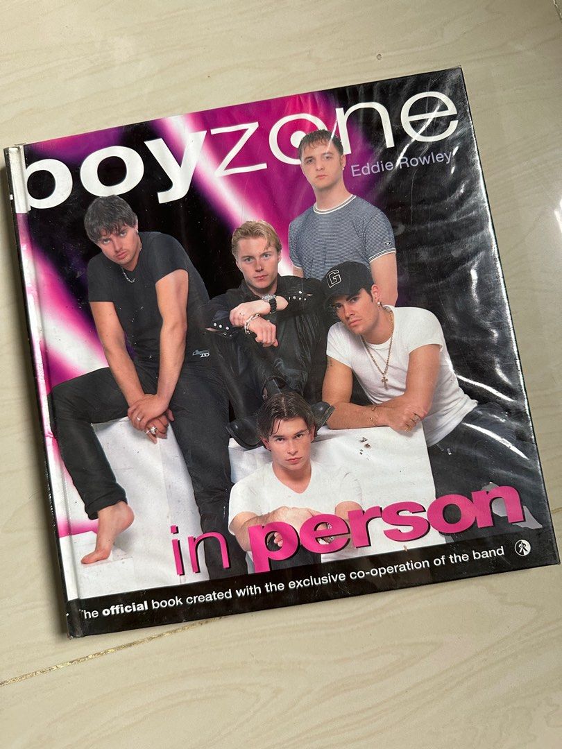 Boyzone in person the official book boyband hard bound, Hobbies & Toys ...