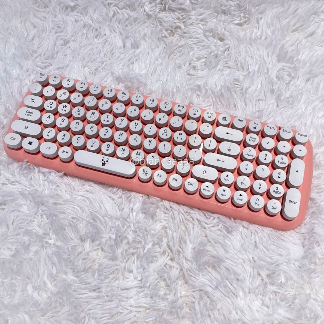 BT21 RJ Wireless Retro Keyboard by Royche, Hobbies & Toys, Memorabilia ...