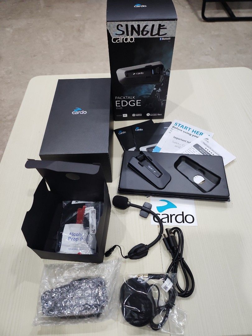 Cardo Packtalk Edge, Motorcycles, Motorcycle Accessories on Carousell
