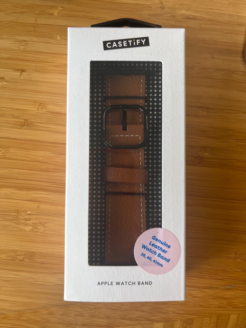 CASETiFY APPLE WATCH BAND genuine leather, Men's Fashion, Watches ...