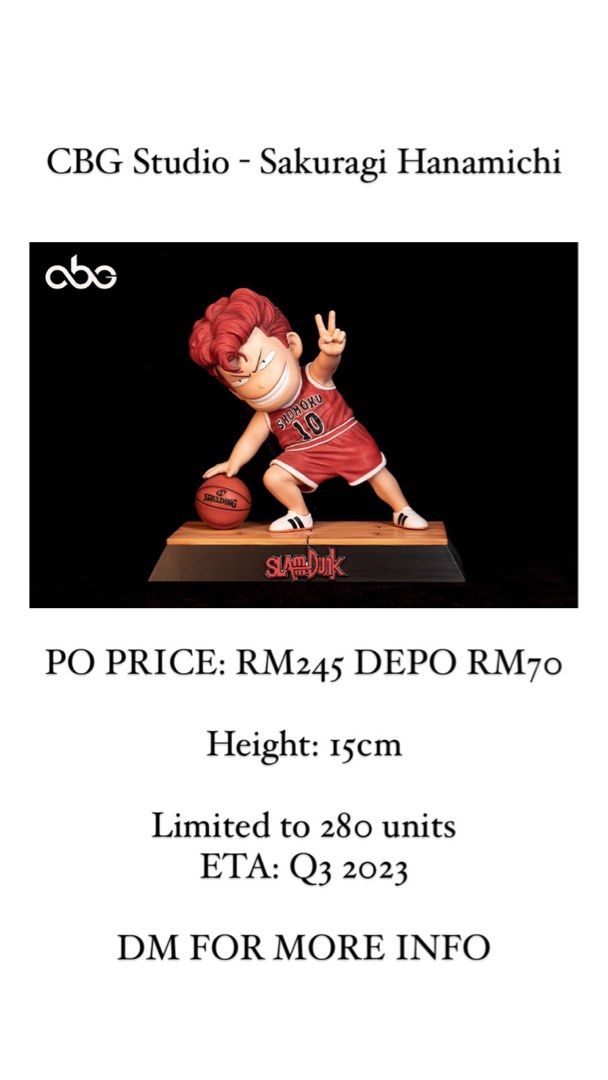 CBG Studio - Sakuragi Hanamichi, Hobbies & Toys, Toys & Games on Carousell