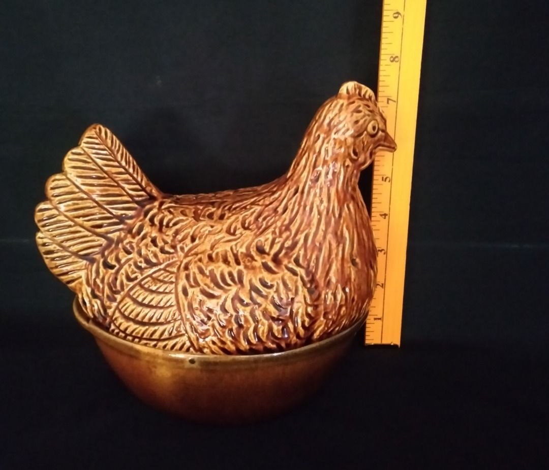 Ceramic Chicken Egg Holder, Furniture & Home Living, Kitchenware ...