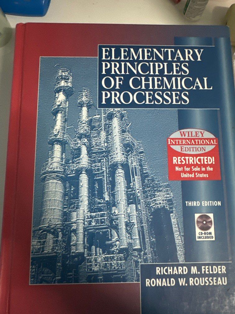 Chemical engineering textbook, Hobbies & Toys, Books & Magazines ...