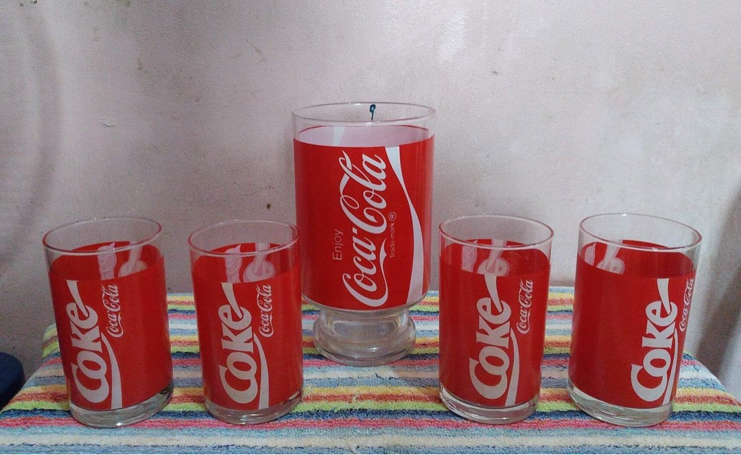 Coca cola glasses, Hobbies & Toys, Memorabilia & Collectibles, Vintage ...