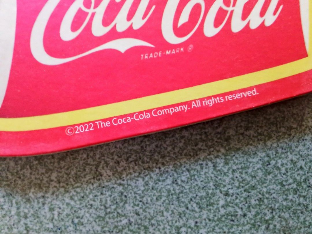 Coca-Cola Decoration Wood Plate., Hobbies & Toys, Collectibles ...