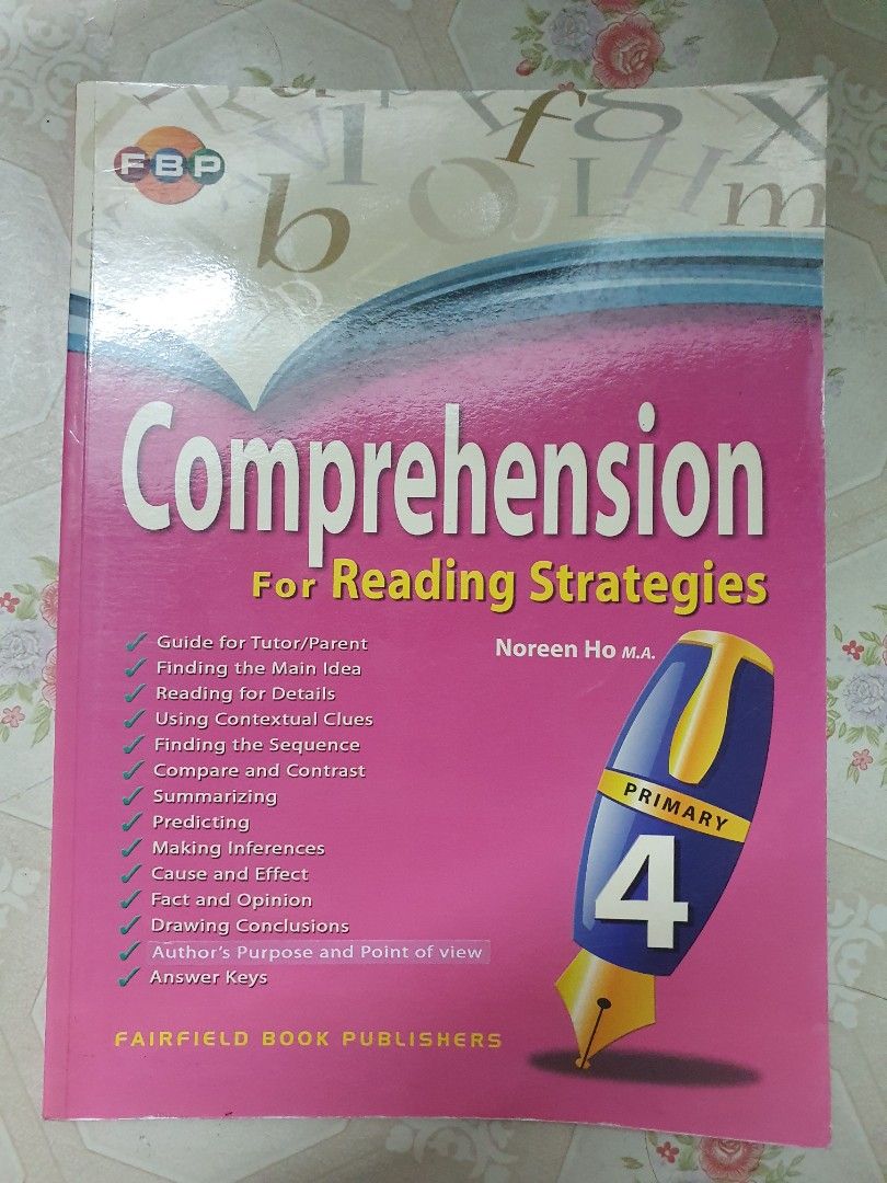 Comprehension for reading Strategies P4, Hobbies & Toys, Books & Magazines, Assessment Books on ...