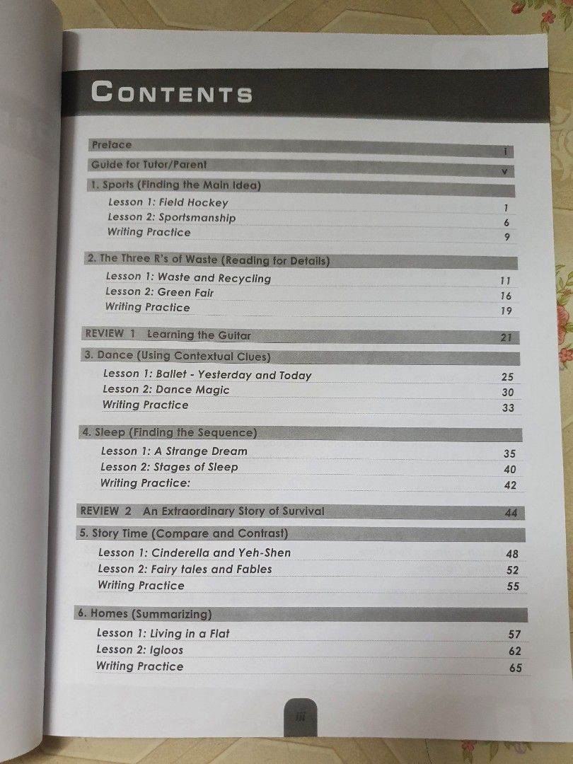 Comprehension for reading Strategies P4, Hobbies & Toys, Books ...