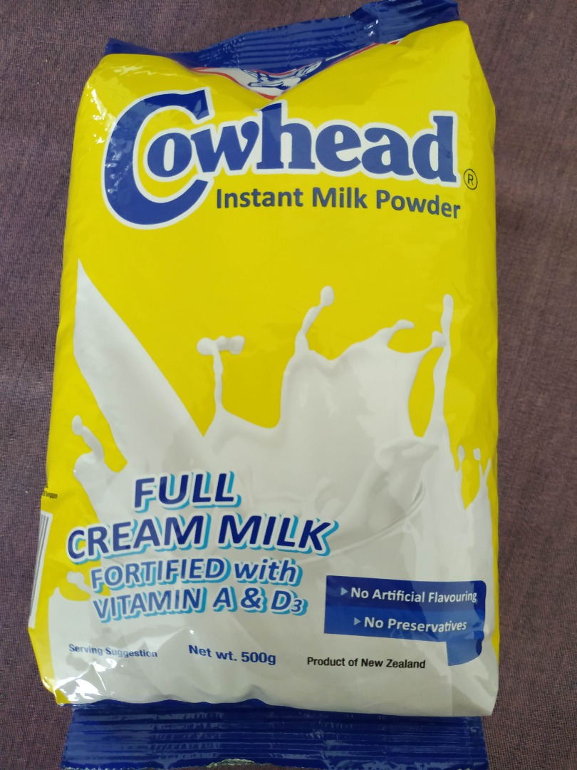 Cowhead Instant Milk Powder - Full Cream, 500g. Exp 4 Mar 2024., Food ...