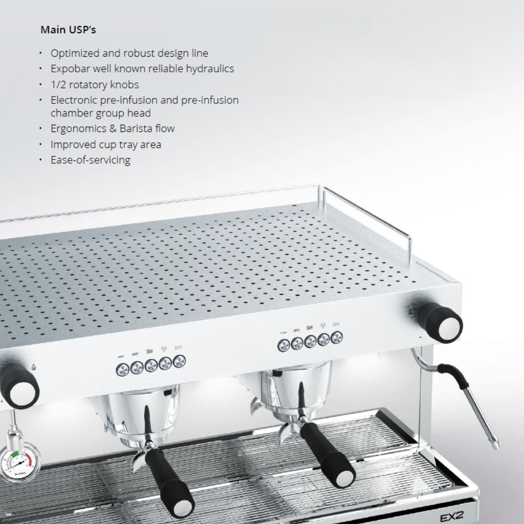 CREM 2 Group Espresso Machine and Grinder, Commericial Cafe Machine and ...