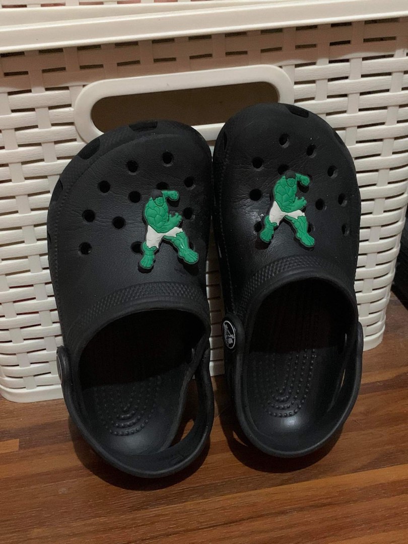 Black Crocs (C10-C11) on Carousell