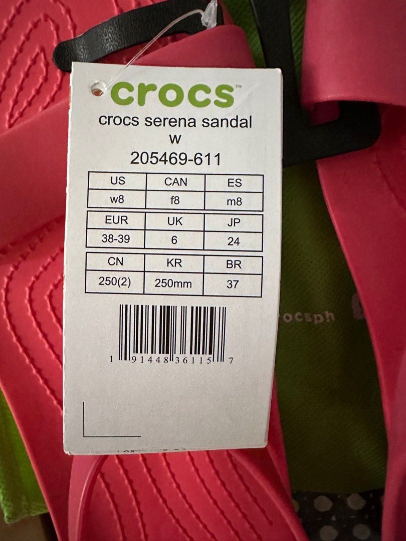 Crocs Serena Sandals, Women's Fashion, Footwear, Flats & Sandals on Carousell