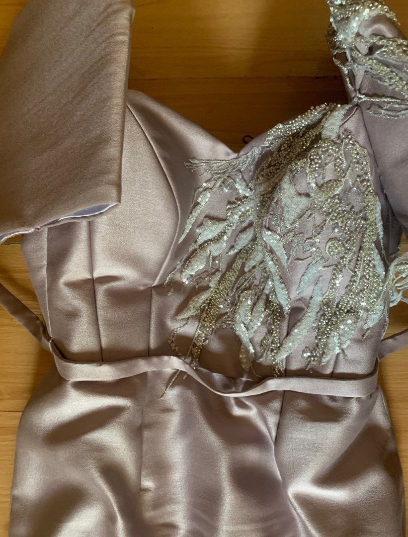 Custom made Filipiniana Gown, Women's Fashion, Dresses & Sets, Evening ...