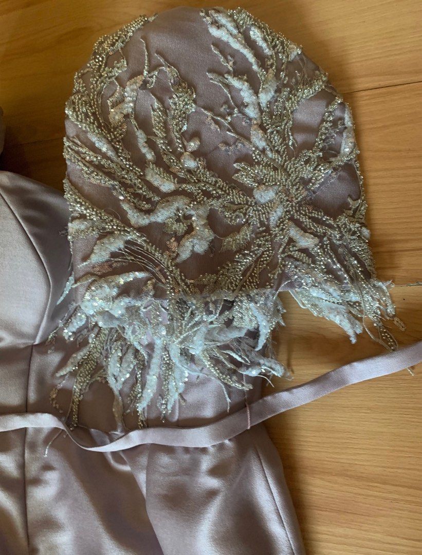 Custom made Filipiniana Gown, Women's Fashion, Dresses & Sets, Evening ...