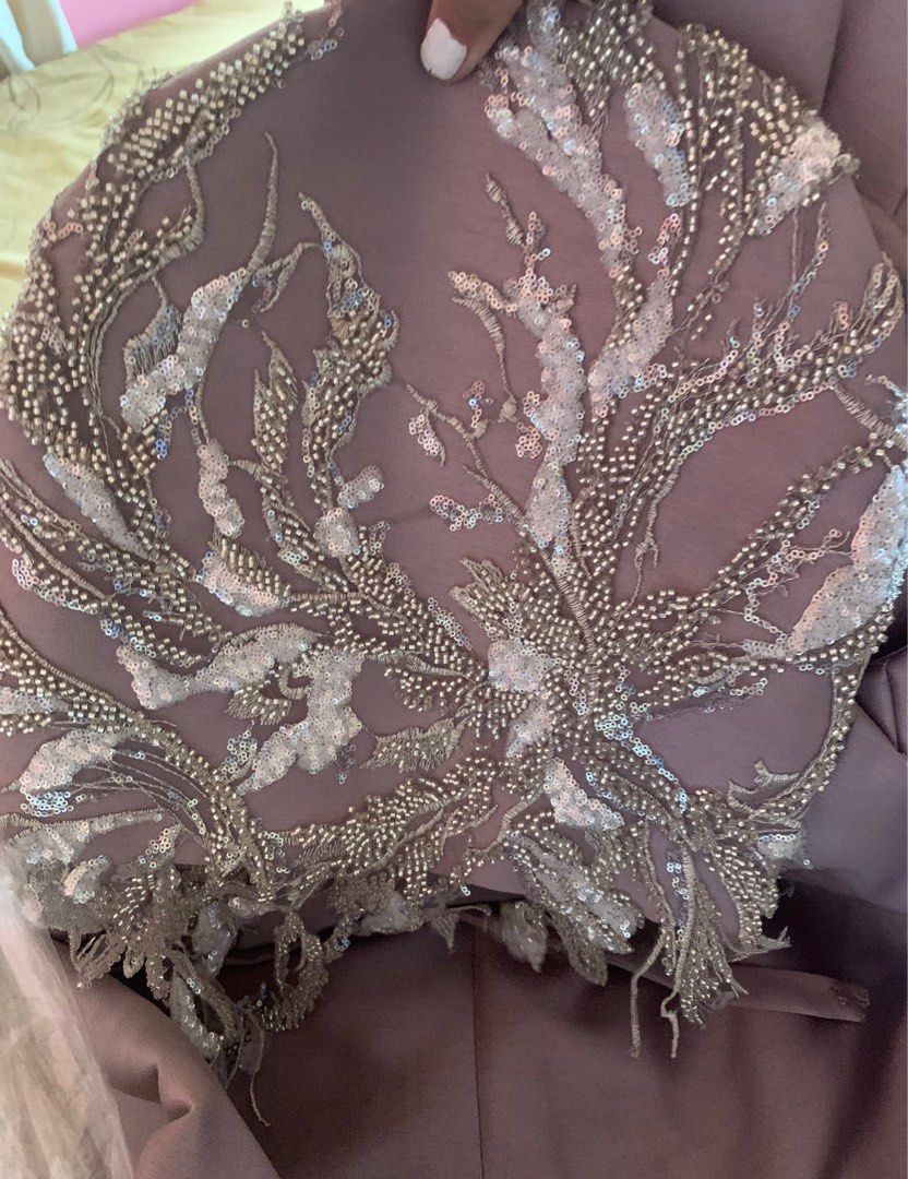 Custom made Filipiniana Gown, Women's Fashion, Dresses & Sets, Evening ...