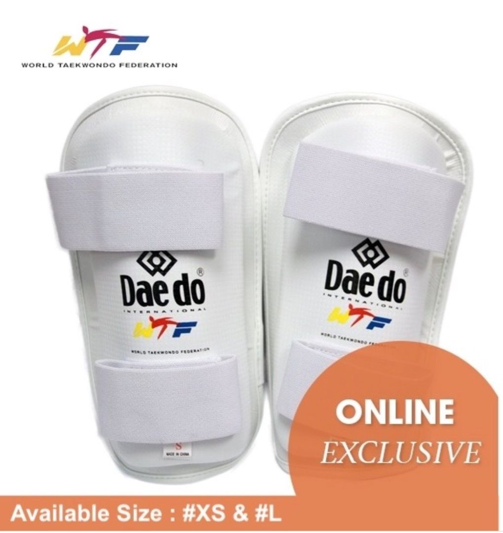 Daedo WTF Recognized Shin Guard for Taekwondo, Sports Equipment, Other Sports Equipment and ...
