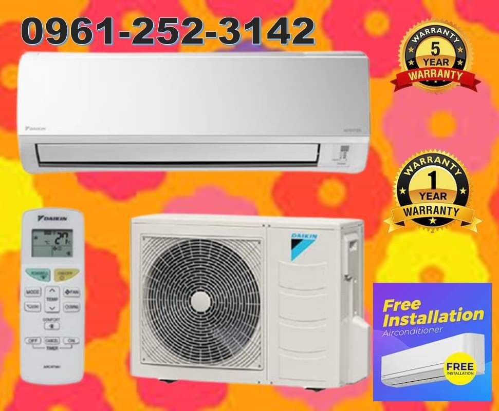 DAIKIN D SMART INVERTER SPLIT TYPE WITH FREE INSTALLATION, TV & Home ...