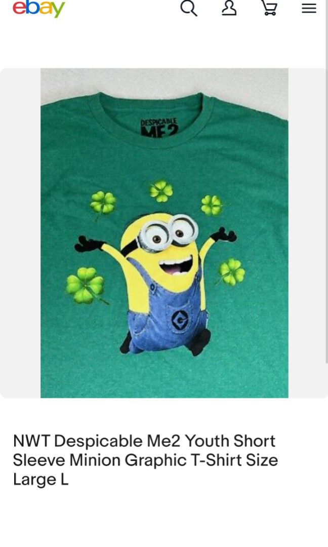Despicable Me 2 Original Merchandise T-Shirt, Men's Fashion, Tops ...
