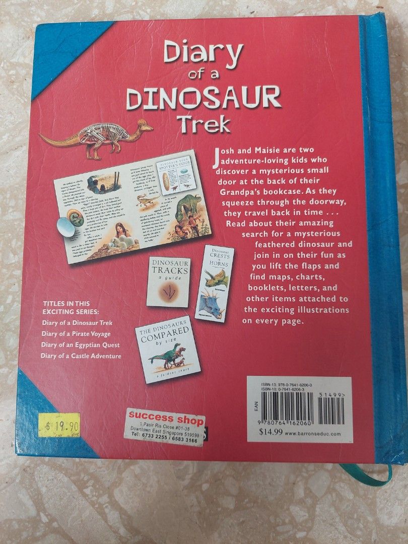 Diary of a Dinosaur Trek, Hobbies & Toys, Books & Magazines, Children's Books on Carousell