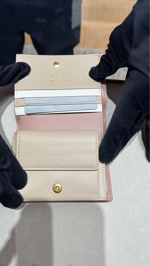 Dior Caro folding wallet pink, Women's Fashion, Bags & Wallets, Wallets ...