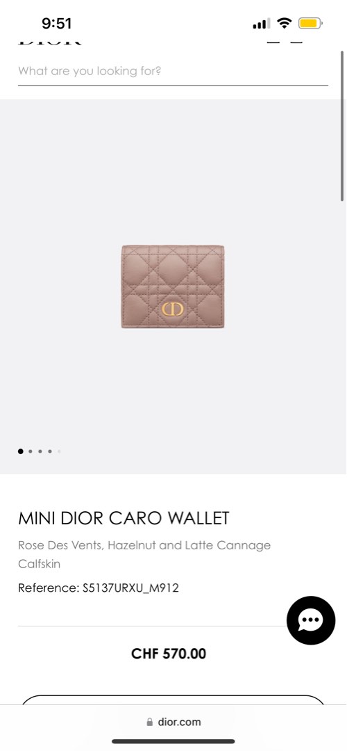 Dior Caro folding wallet pink, Women's Fashion, Bags & Wallets, Wallets ...