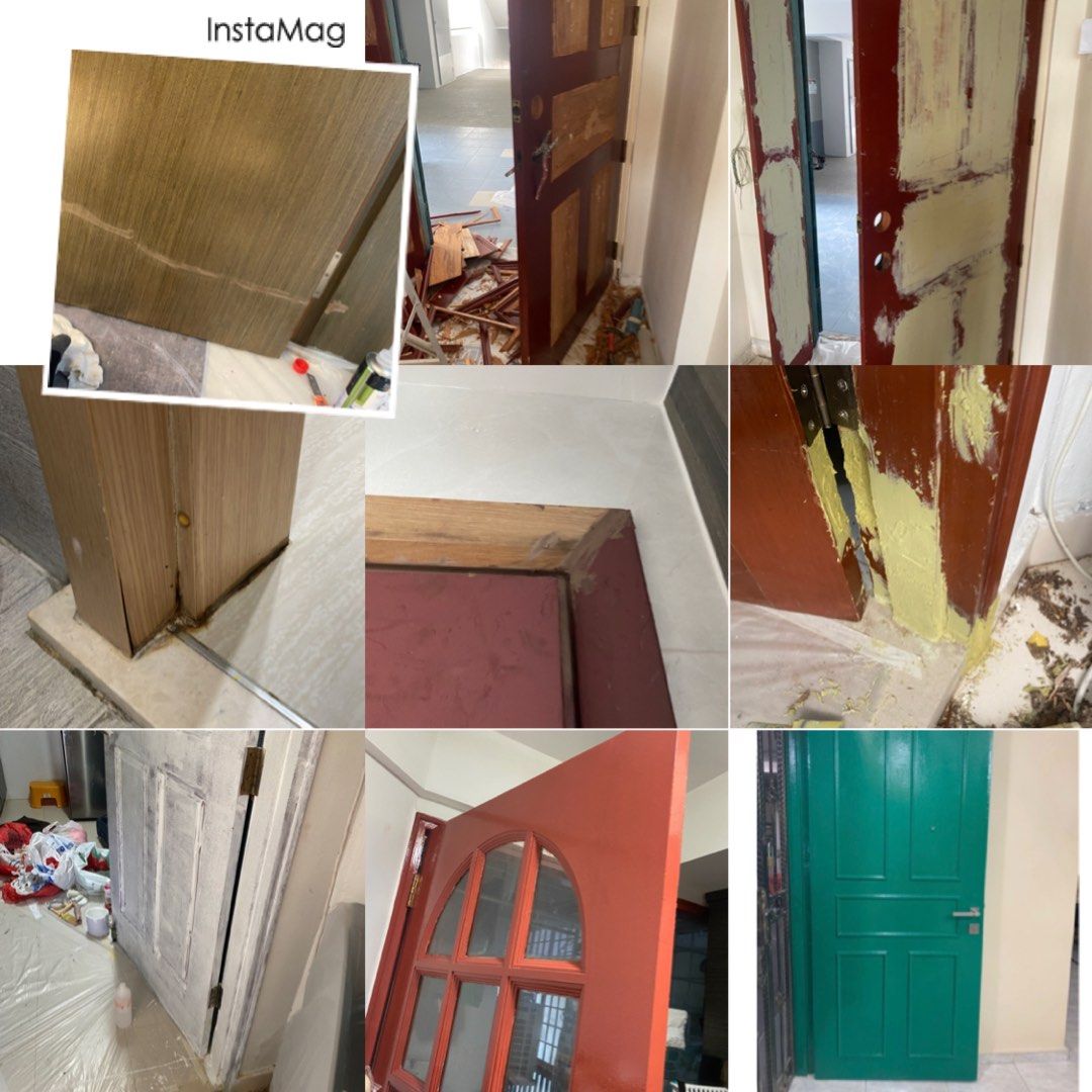 Door & frame repair/ lock change/ varnish/ painting, Home Services ...