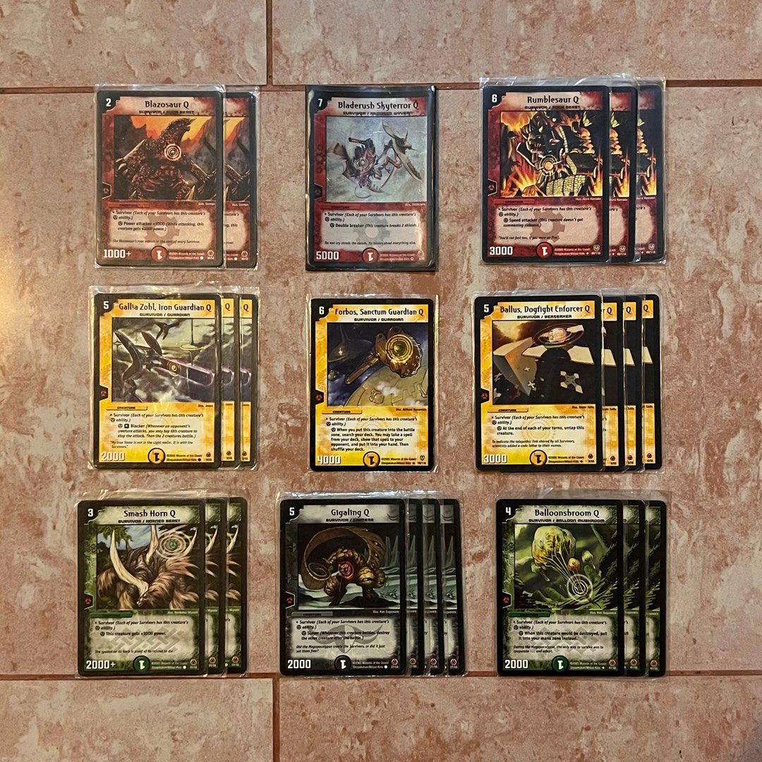 Duel Masters Forbos, Bladerush, Survivors, Hobbies & Toys, Toys & Games ...