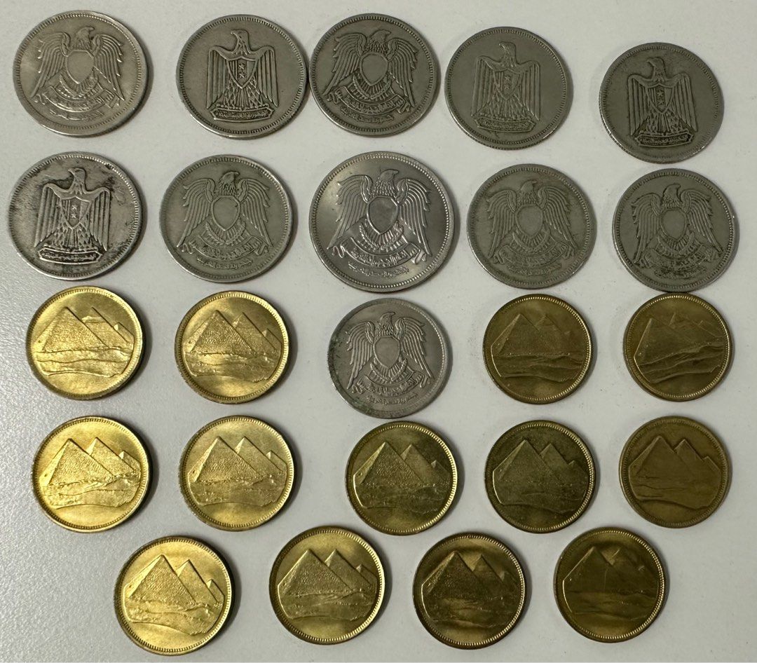 EGYPT COIN LOT FOR COLLECTION, Hobbies & Toys, Memorabilia ...