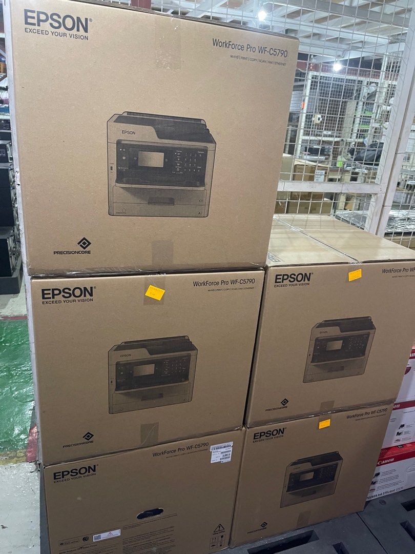 EPSON WORKFORCE PRO WF- C5790 Wifi Duplex all in One inkjet Printer ...