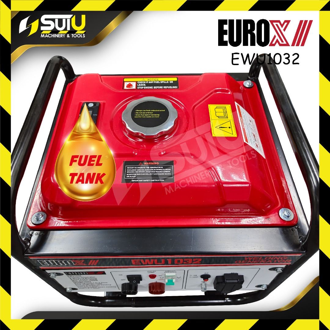 EUROX EWU1032 8HP Welding Generator / Penjana Kimpalan 1000W (50~130A), Furniture & Home Living ...