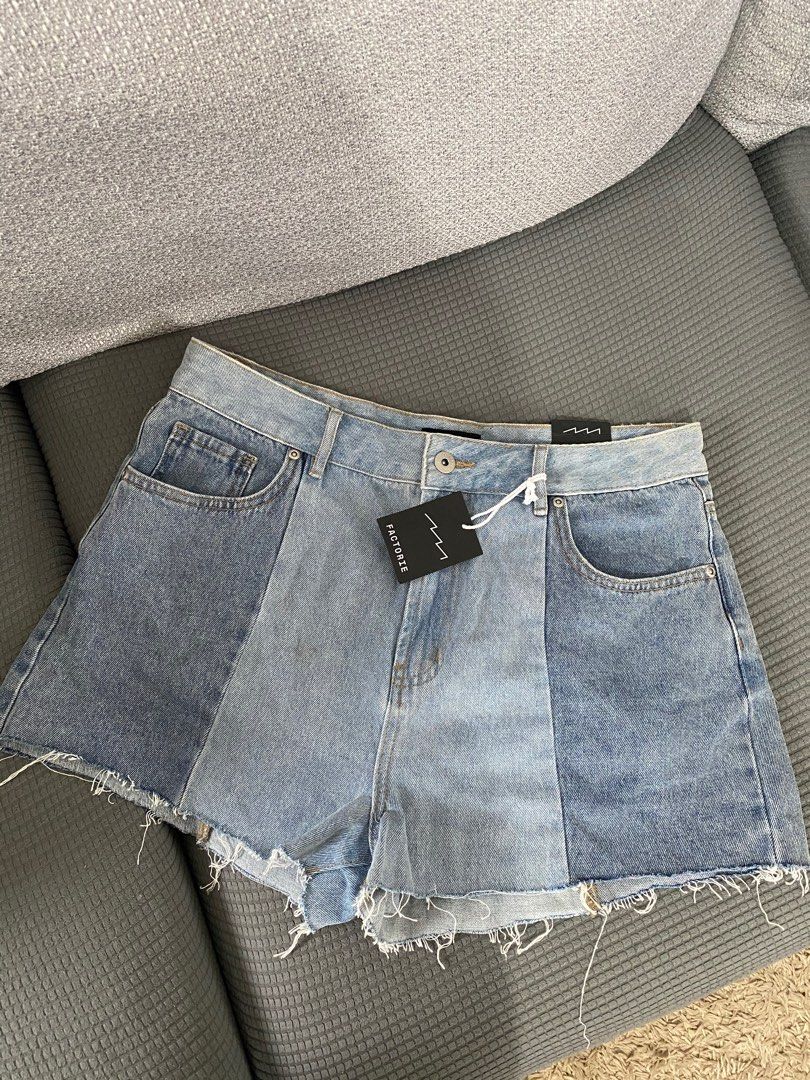 FACTORIE DENIM HW SHORT, Women's Fashion, Bottoms, Shorts on Carousell