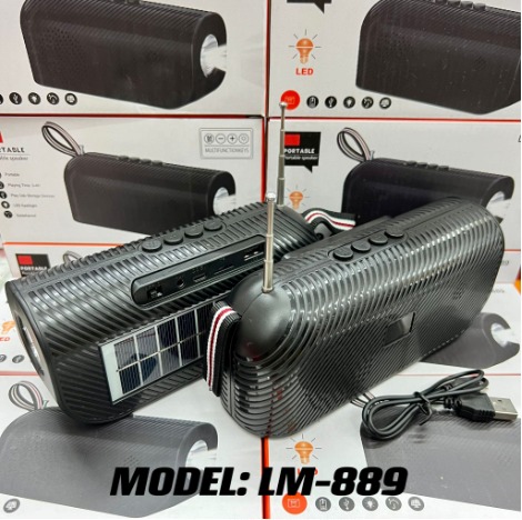 FILight Solar Torch Bluetooth Speaker MODEL: LM-889, Audio, Soundbars ...