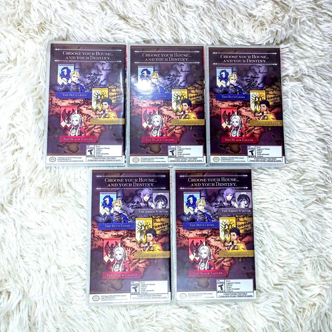 Fire Emblem Three Houses (US) Alternate Cover Arts w/ Case and Custom ...