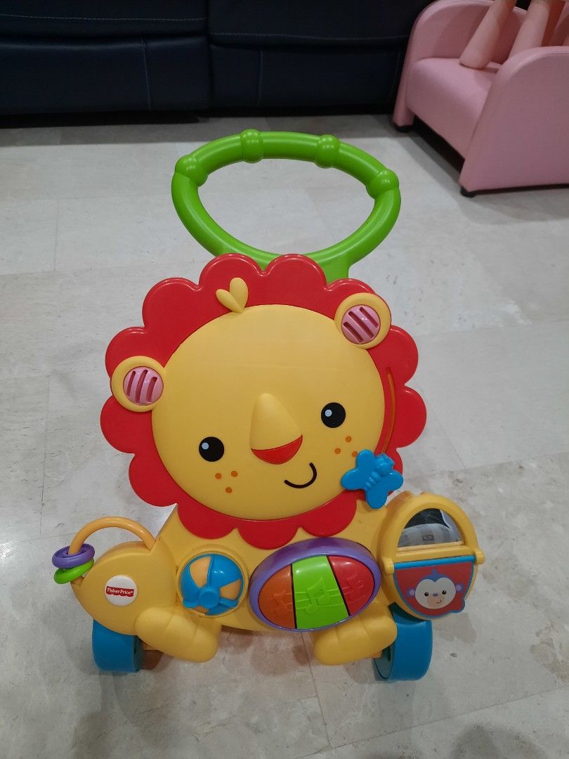 Fisher Price Lion Walker, Babies & Kids, Infant Playtime on Carousell