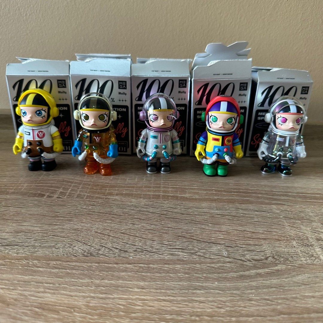 Full Set Pop Mart Space Molly 100%, Hobbies & Toys, Toys & Games on ...