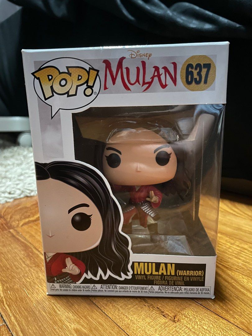 FUNKO POP Mulan (Warrior) 637, Hobbies & Toys, Toys & Games on Carousell