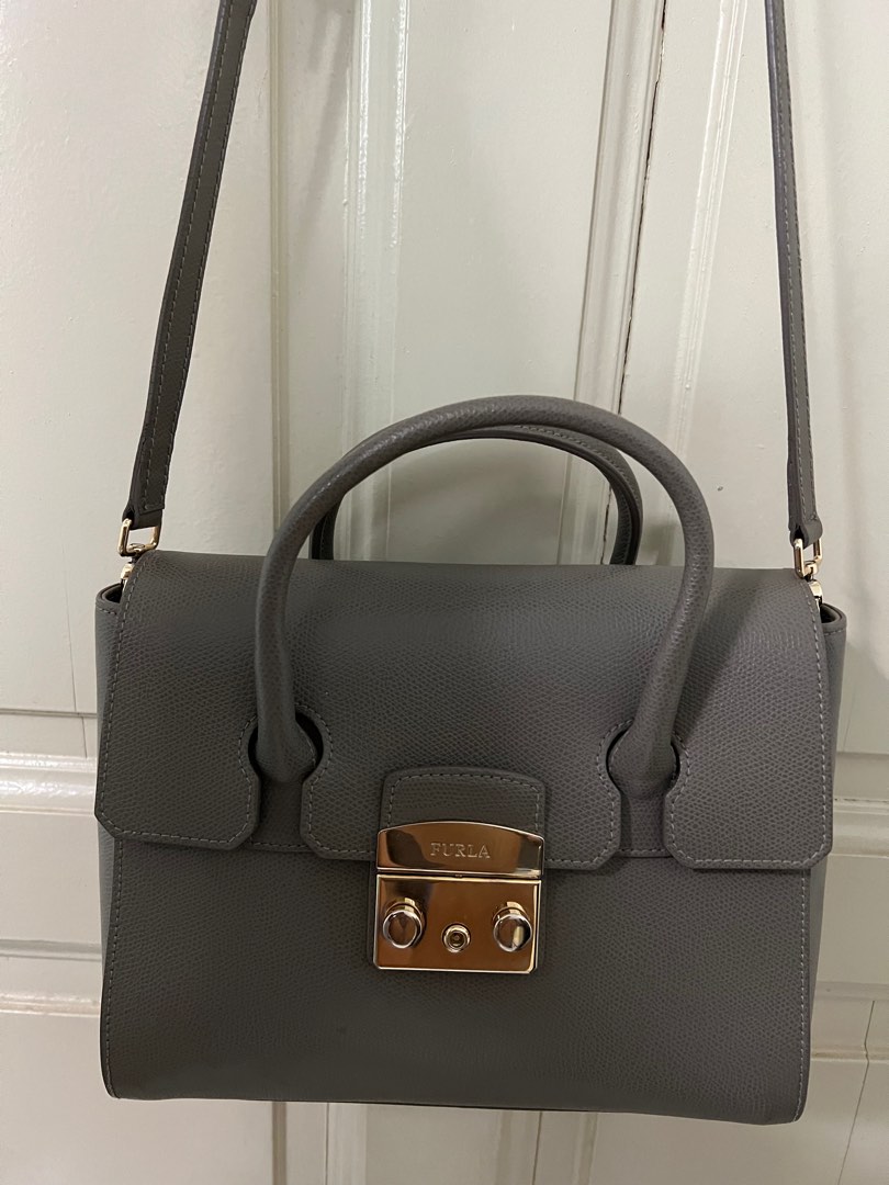 Furla Grey Bag, Women's Fashion, Bags & Wallets, Cross-body Bags on ...