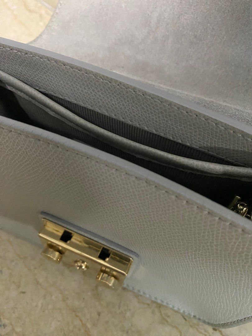 Furla Metropolis Grey, Women's Fashion, Bags & Wallets, Cross-body Bags ...