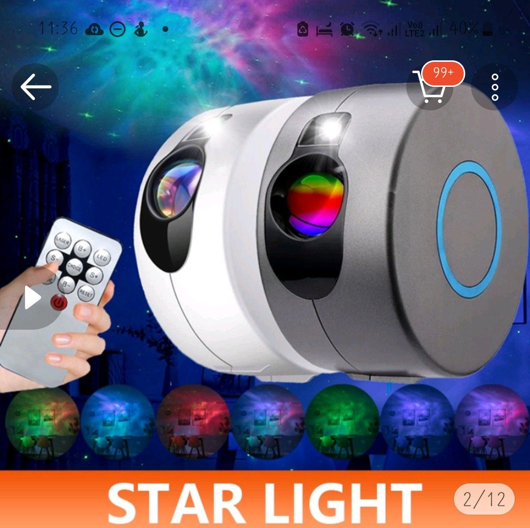 Galaxy Projector (BTS JK background during weverse live) on Carousell