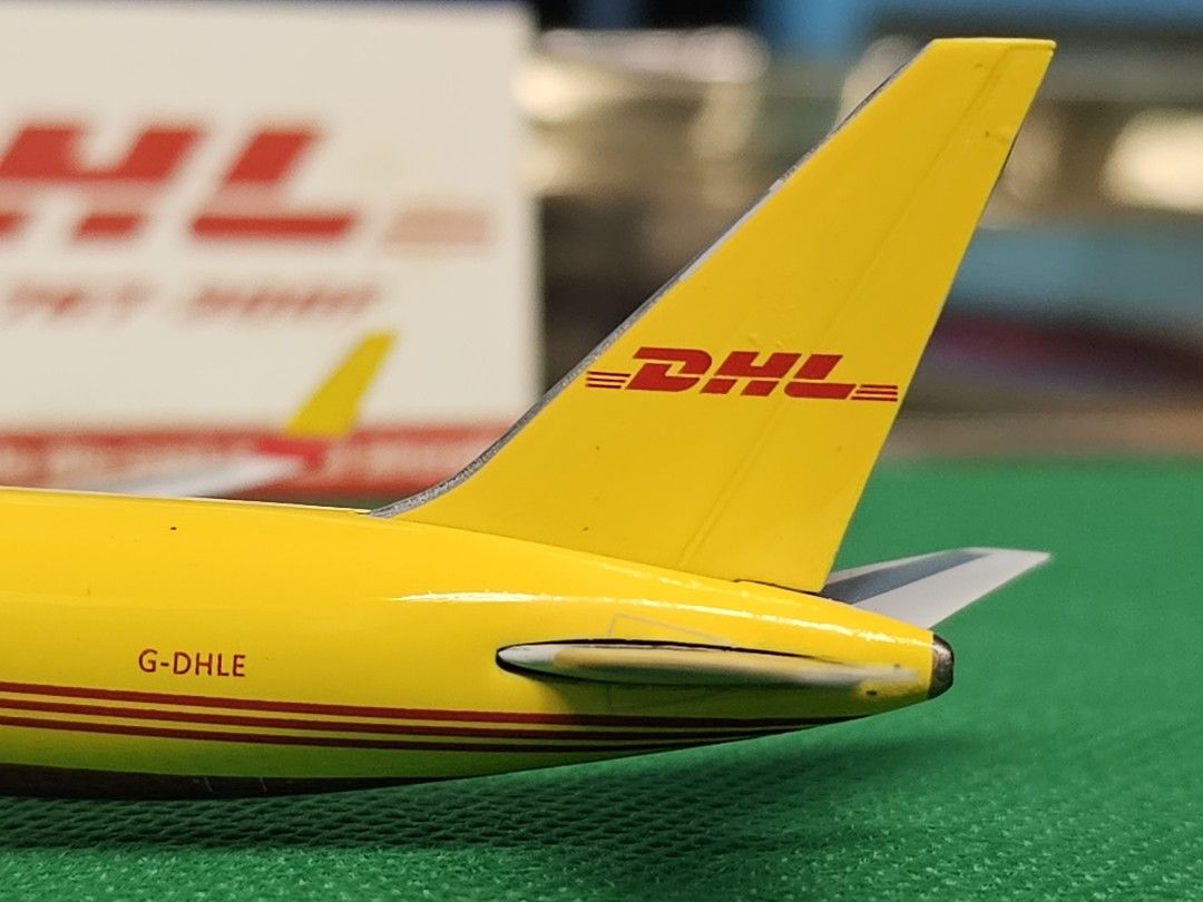Gemini Jets DHL B767-300F 1:400 Scale Diecast Airplane, Hobbies & Toys ...