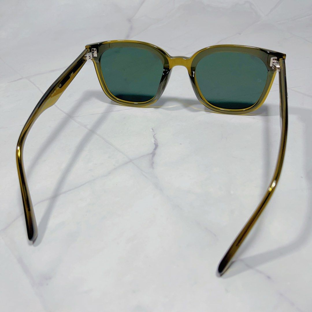 Gentle Monster Sunglasses | Libe KC1 | Size 64 | Khaki Frame Black Lenses | Soft square, Women's ...