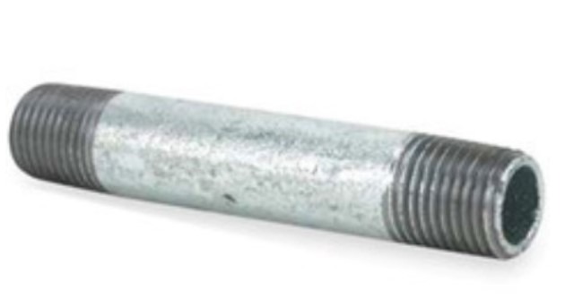 G.I. Nipple Pipe Fittings 1/2" 1/2x2 1/2x3 1/2x4 1/2x5 1/2x6 1/2x7 1 ...