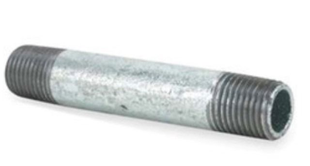 G.I. Nipple Pipe Fittings 1/2" 1/2x2 1/2x3 1/2x4 1/2x5 1/2x6 1/2x7 1/2x8 1/2x9 1/2x10 1/2x12 ...