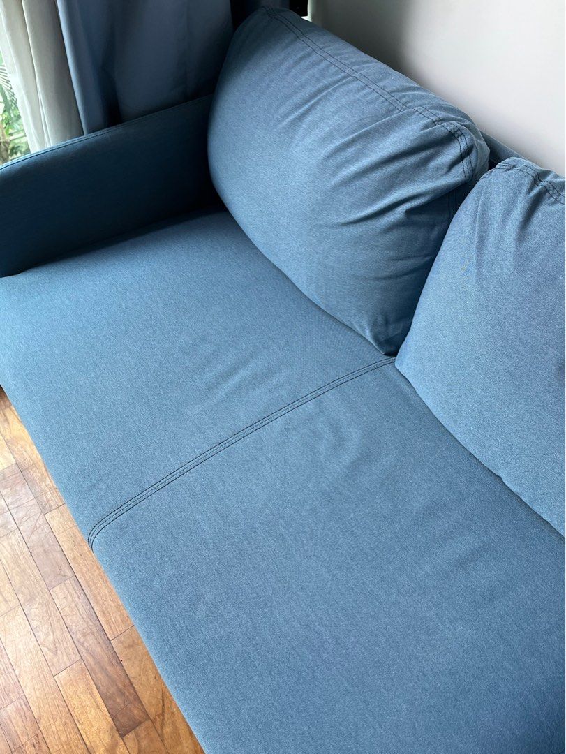 IKEA Glostad Sofa (Blue), Furniture & Home Living, Furniture, Sofas on ...